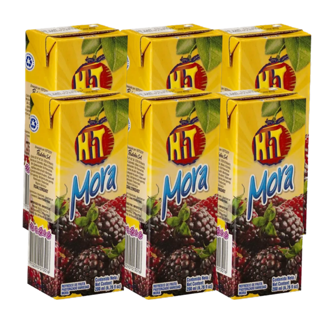 Hit Blackberry Juice Drink - Jugo De Mora Tetra Pack - Parce Canada