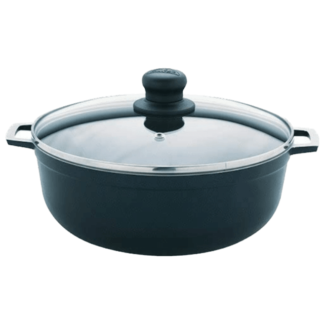 Blue Stone Caldero w/speckled & Glass Lid / Caldero Salpicada Con Tapa ...