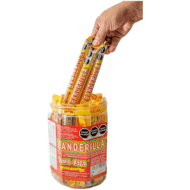 Tama-Roca Banderilla Natural Tamarind Fruit Candy With Salt & Chili ...