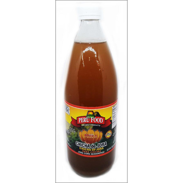 Peru Food Chicha of Jora (33.8 fl oz / 1L) - Traditional Andean Corn ...