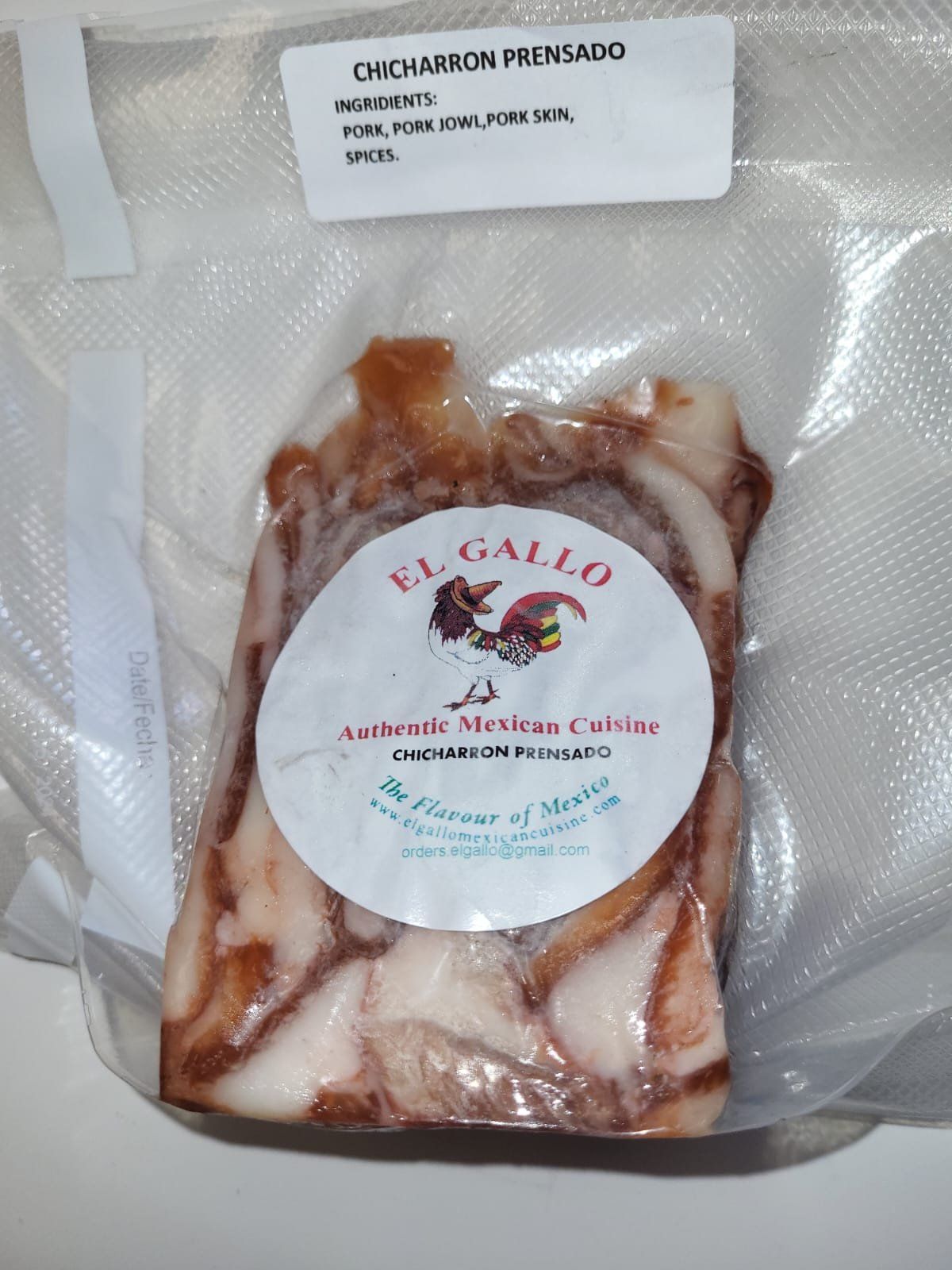 El Gallo Pressed Pork Rinds - Chicharron Prensado (Aprox. 310g) - Parce ...