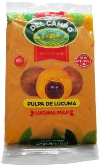 Del Campo Frozen Lucuma Pulp (397g) - Authentic Peruvian Fruit Puree ...